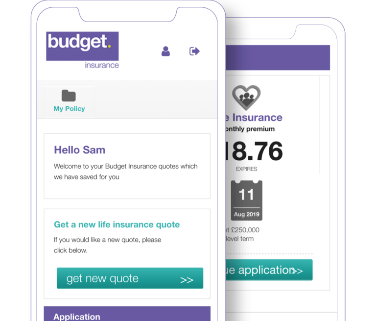 My Account Life | Budget Insurance