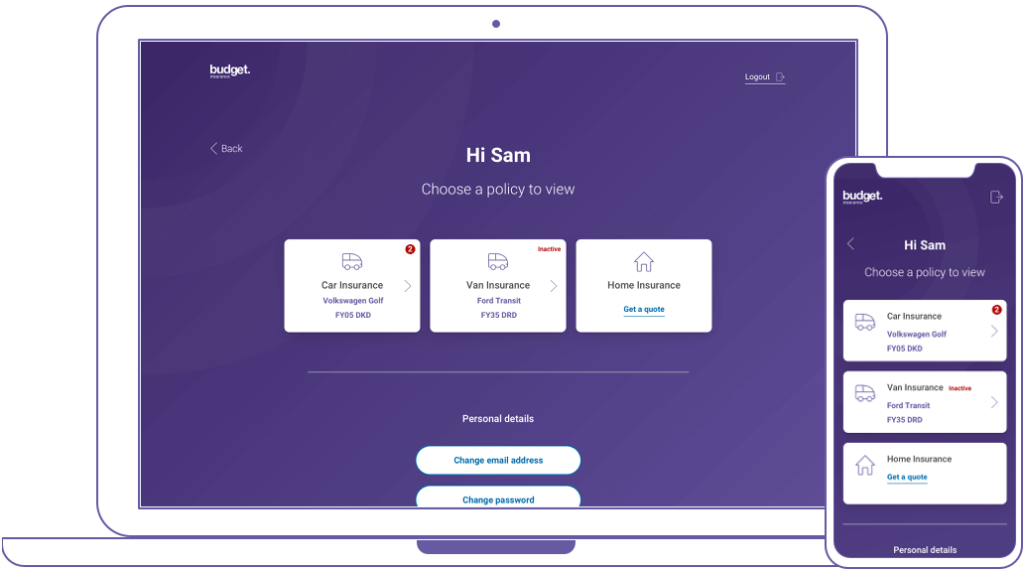 My Account | Budget Insurance